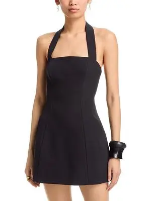Bardot Nevelle Hourglass Halter Dress - Black