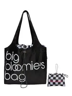 BYBBA Big Bloomie's Bag Packable Tote Bag - Black