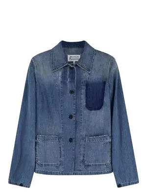 MAISON MARGIELA Wornout Denim Shirt - Blue