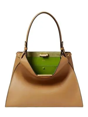 Fendi Way Medium Leather Shoulder Bag - Brown