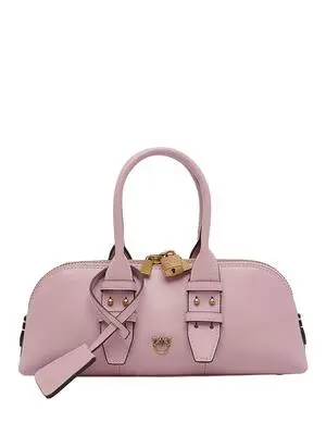 PINKO Bowling Escape Leather Handbag