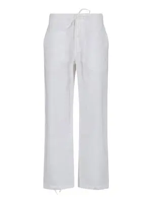 Victoria Beckham Poplin Pants - White