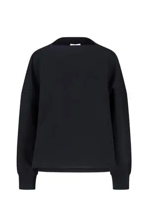 Alaïa Cotton Sweatshirt - Black