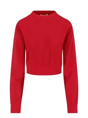 Alaïa Cotton Sweatshirt - Red