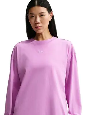 Nike Sportswear Oversized Long-sleeve T-shirt - Purple