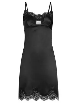 Dolce & Gabbana Short Slip Dress With Tag - Black