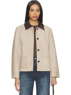 Theory Patch Boxy Jacket - Tan