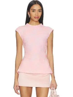 ROTATE BY BIRGER CHRISTENSEN Mesh Sleeveless Top - Orchid Ice