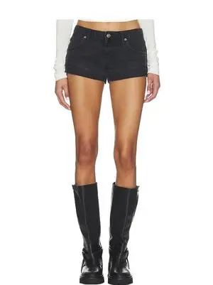Free People Cali Cuffed Shortie - Washed Black