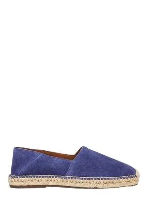 Polo Ralph Lauren Suede Cevio Espadrilles - Light Navy