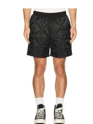 Alpha Industries Relaxed Quilted Short - Black