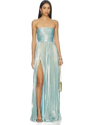 Retrofete Sevyn Strapless Maxi Dress - Seychelles