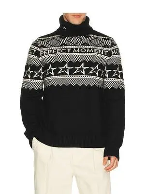 Perfect Moment Fairisle Sweater - Black