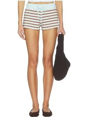 Frankies Bikinis Noah Thermal Short - Verona Stripe