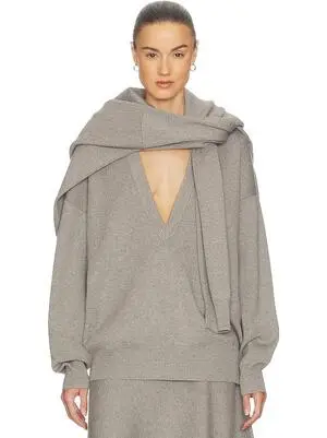 HELSA Xanthe Sweater - Light Grey