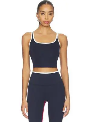 Splits59 Cait Rigor Sports Bra In Navy - Indigo & White