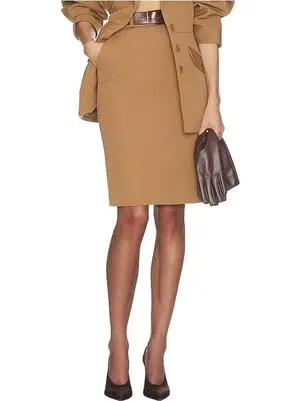 HELSA Pencil Skirt - Camel