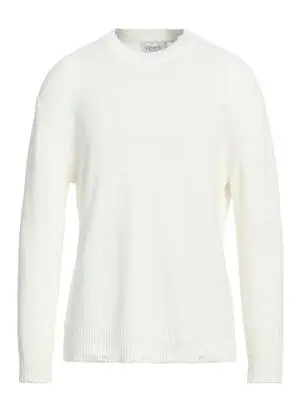 LANEUS Cotton Sweater - White
