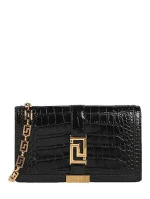 Versace Calfskin Cross-body Bag - Black