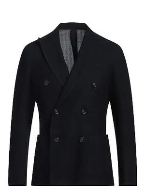 LARDINI Blazer Midnight Size Cotton - Blue