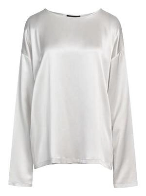 Fabiana Filippi Light Silk Top - Light Grey