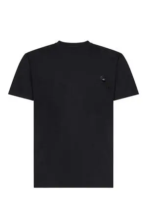 John Richmond Logo-embroidered Short-sleeved T-shirt - Black
