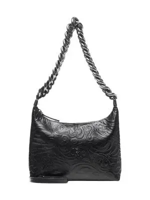 JOHN RICHMOND Embossed Chain Shoulder Bag