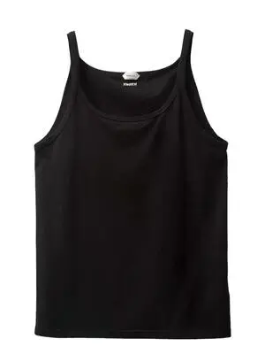 VERSACE Embroidered Cotton-jersey Tank Top
