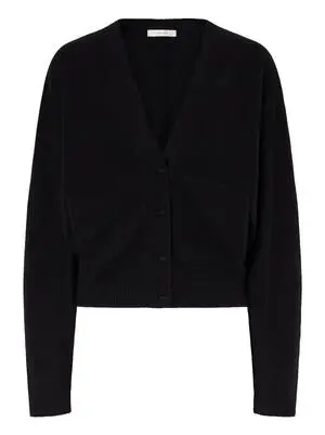 THE ROW Navona Cashmere Cardigan - Black