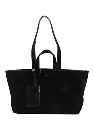 A.p.c. Le Drummer Suede Tote Bag - Black