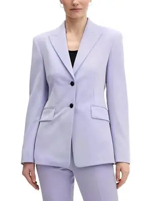 Hugo Asmalla Buttoned Blazer - Purple