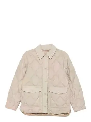 Woolrich Quilted Buttoned Jacket - Neutrals