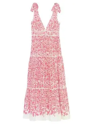 Poupette St Barth Perla Maxi Dress - Pink