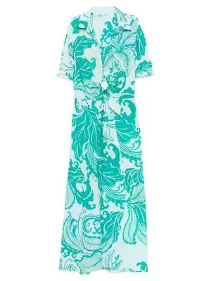 Poupette St Barth Eren Maxi Dress - Green