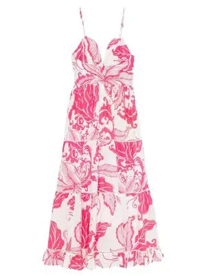 Poupette St Barth Milena Maxi Dress - Pink
