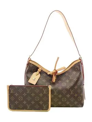 LOUIS VUITTON Monogram Carryall Pm Shoulder Bag - Brown