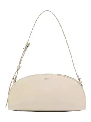 A.p.c. Half-moon Shoulder Bag - Neutrals