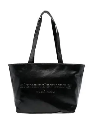 Alexander Wang Embossed Shoulder Bag - Black