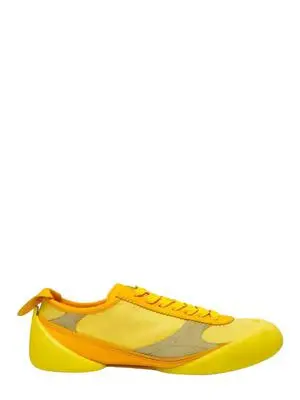 Alexander McQueen Panelled Lace-up Sneakers - Yellow