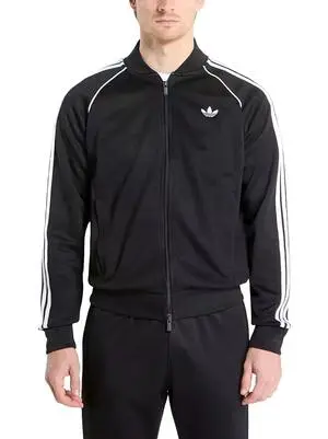 ADIDAS SST Embroidered-Logo Zip-Up Sweatshirt