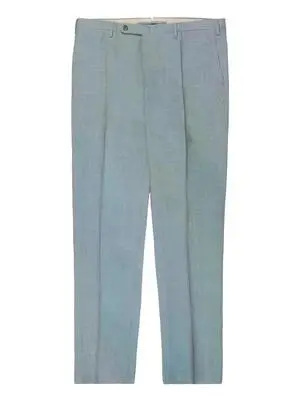 Incotex Pressed-crease Tailored Trousers - Blue