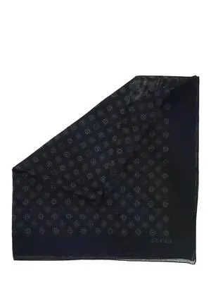 Gucci Logo Scarf - Blue