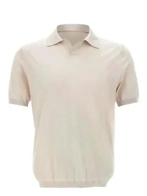 KANGRA Ribbed V-neck T-shirt