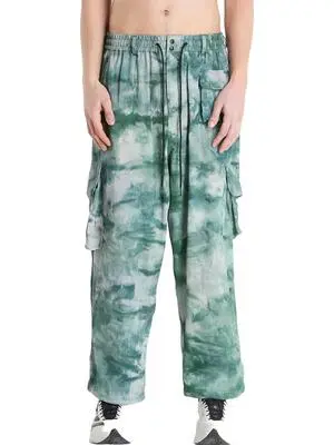 Y3 Straight Cargo Trousers - Green