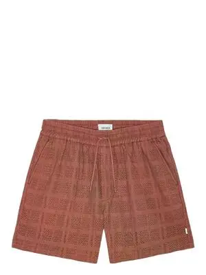 LES DEUX Charlie Drawstring Shorts - Red