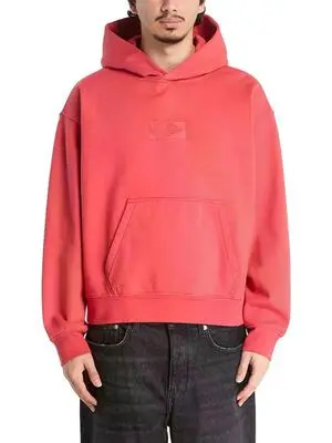VANS Embossed-detail Hoodie - Red
