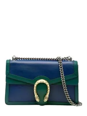 Gucci Medium Leather Dionysus Crossbody Bag - Blue