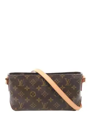 LOUIS VUITTON 2006 Monogram Trotteur Crossbody Bag - Brown
