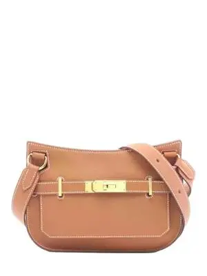 Hermès 2025 Mini Swift Jypsiere Crossbody Bag - Brown