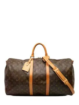 LOUIS VUITTON 1994 Monogram Keepall Bandouliere 55 - Brown